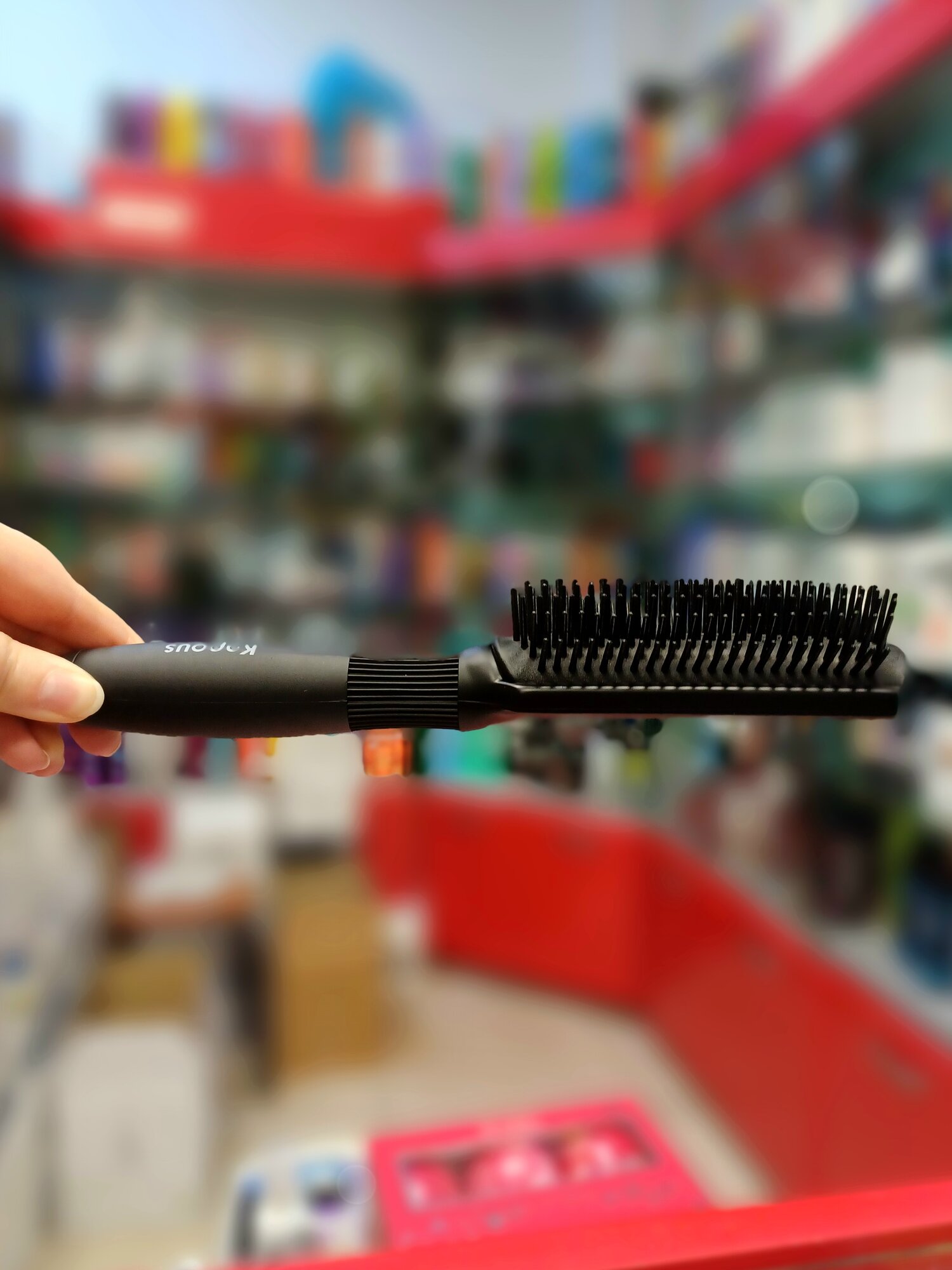 Щетка для прикорневого объема, 24см, антистатическая, черная Kapous Soft Touch