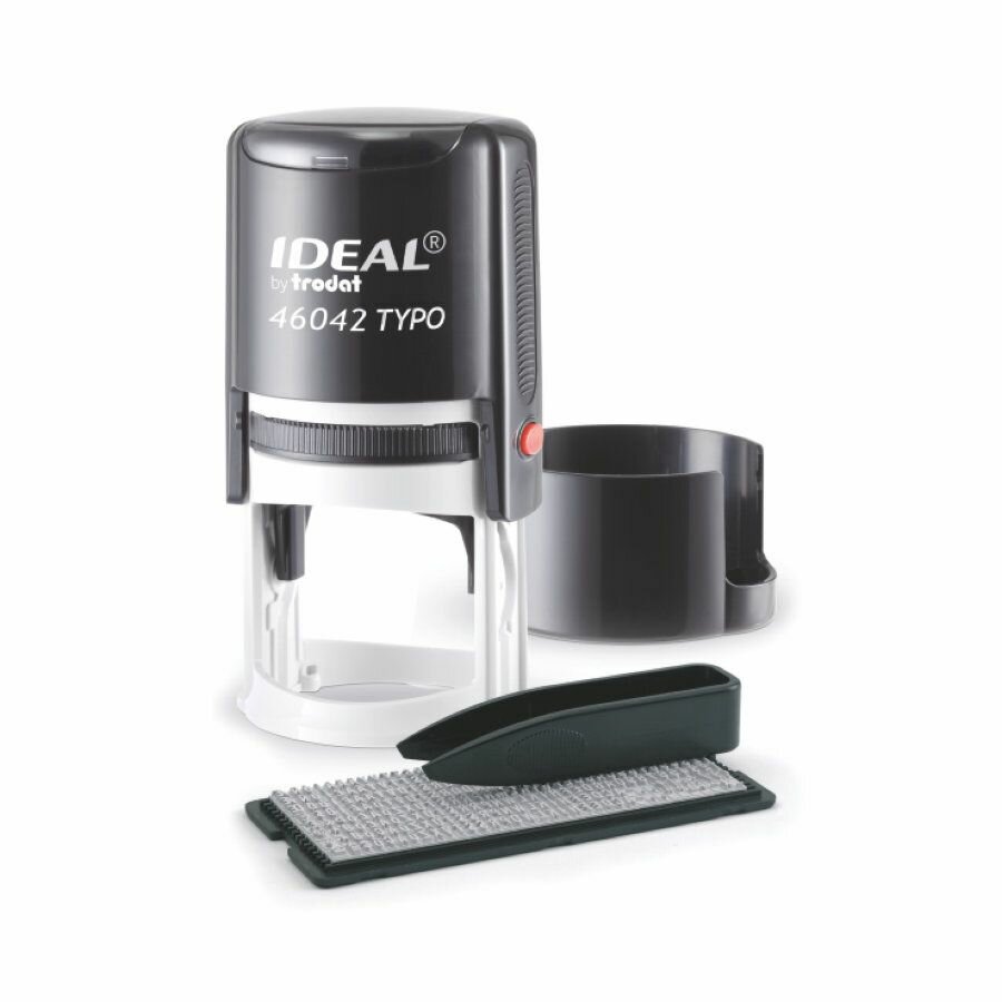 Самонаборная печать Ideal D42, 1,5 круг, 1 касса, черная