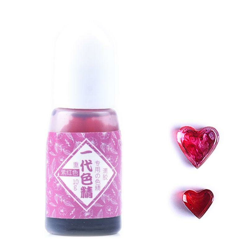 Пигмент для эпоксидной смолы, 20 цветов, Фуксия