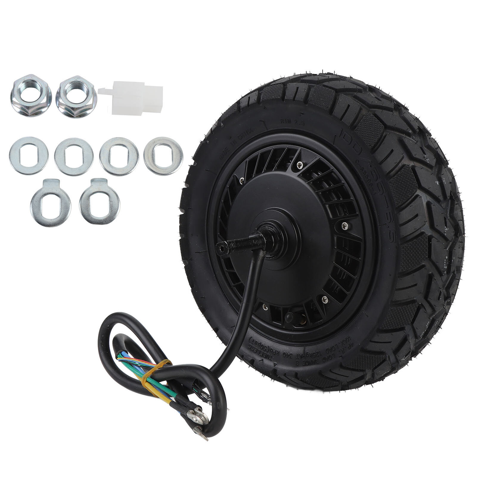 Мотор-колесо 11 дюймов, 48-72В, 1500-5000Вт, бескамерное, для электромотоцикла
