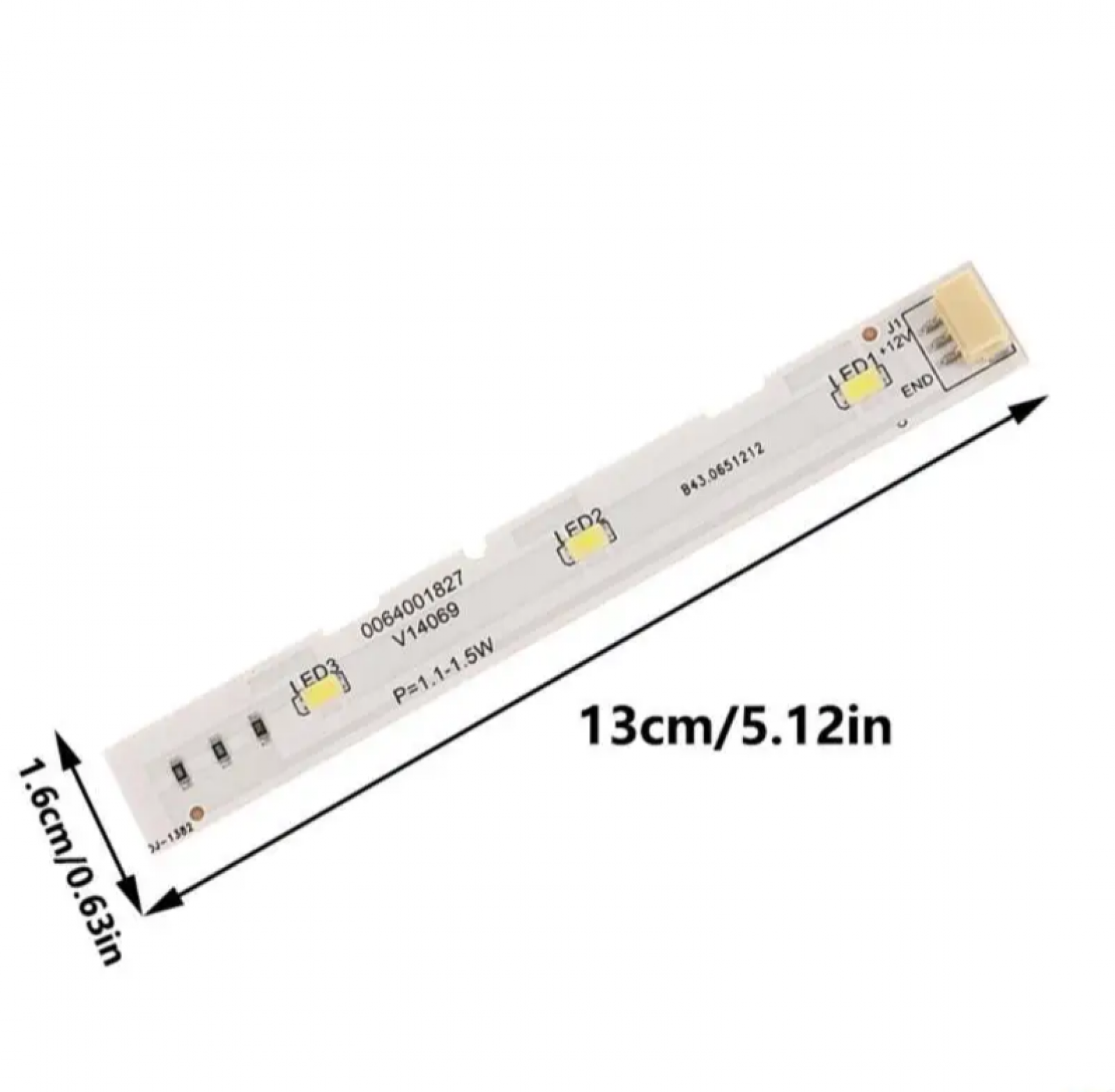 Светодиодная лента MyPads для холодильника Haier BCD-575WDBI с 4 SMD-светодиодами