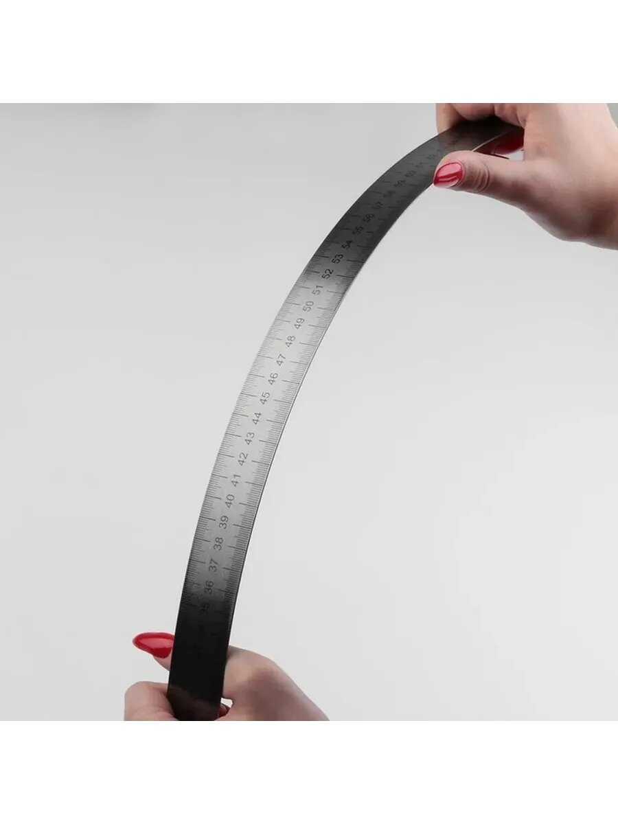 Профессиональная металлическая линейка 100 см