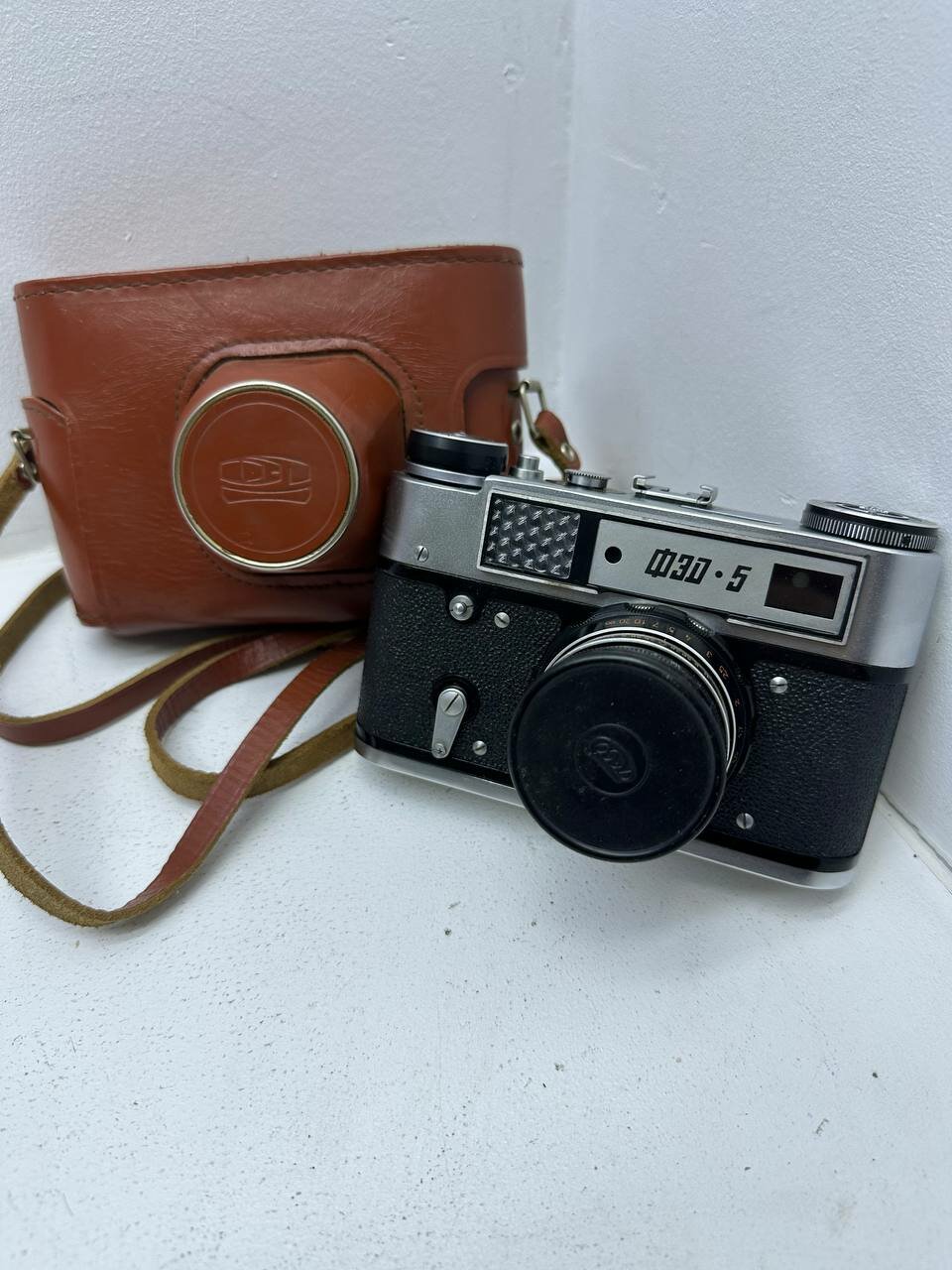 Фотоаппарат ФЭД-5C, объектив Индустар 61Л\Д, 1990 г, с кофром