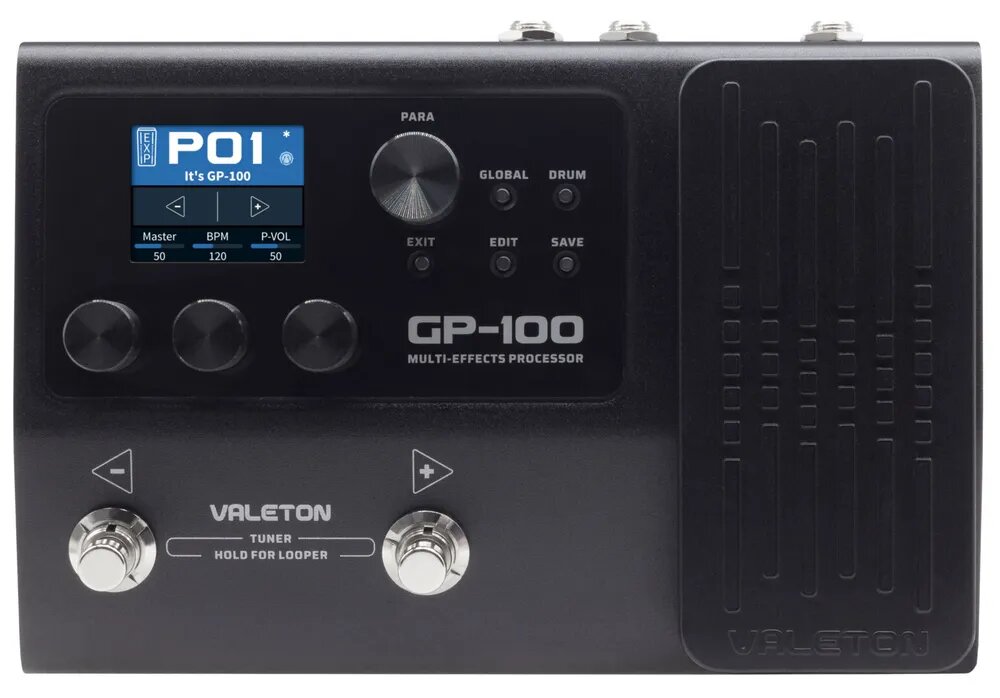 Valeton GP-100 Multi-Effects Processor Эффекты для электрогитары, черный