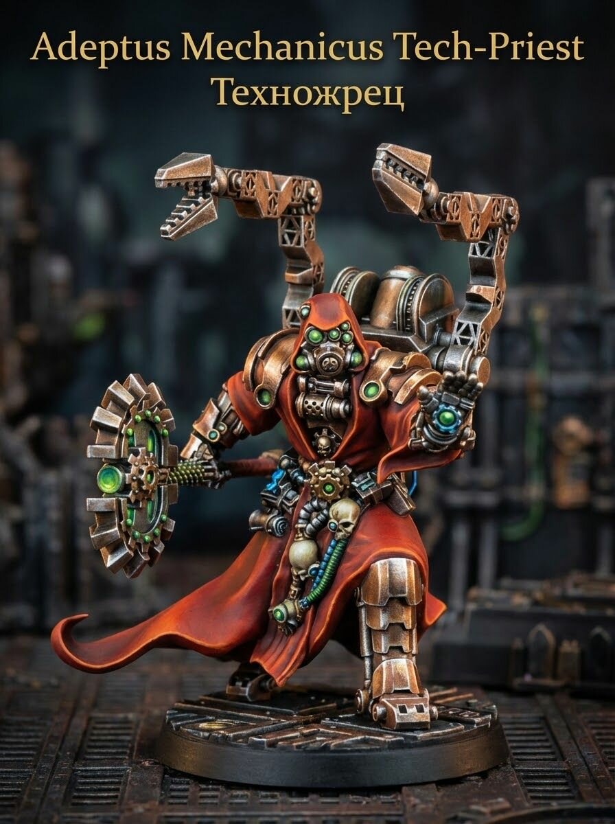 Adeptus Mechanicus Tech-Priest Техножрец миниатюра