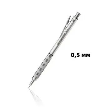 Карандаш механический Pentel GRAPHGEAR 1000 PG1015, толщина грифеля 0.5 мм, 1 шт.
