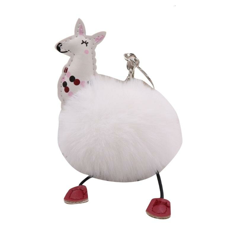 Плюшевый барашек-подвеска, Белый