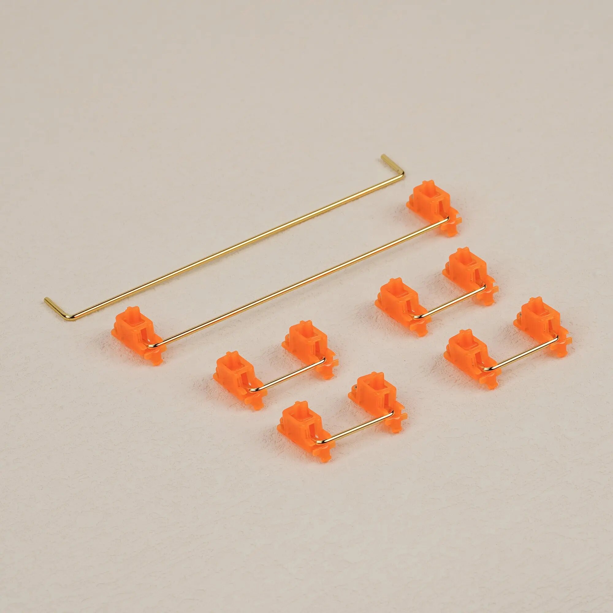 KBDfans DYBOOX Винтовые стабилизаторы для механической клавиатуры Orange 60kit