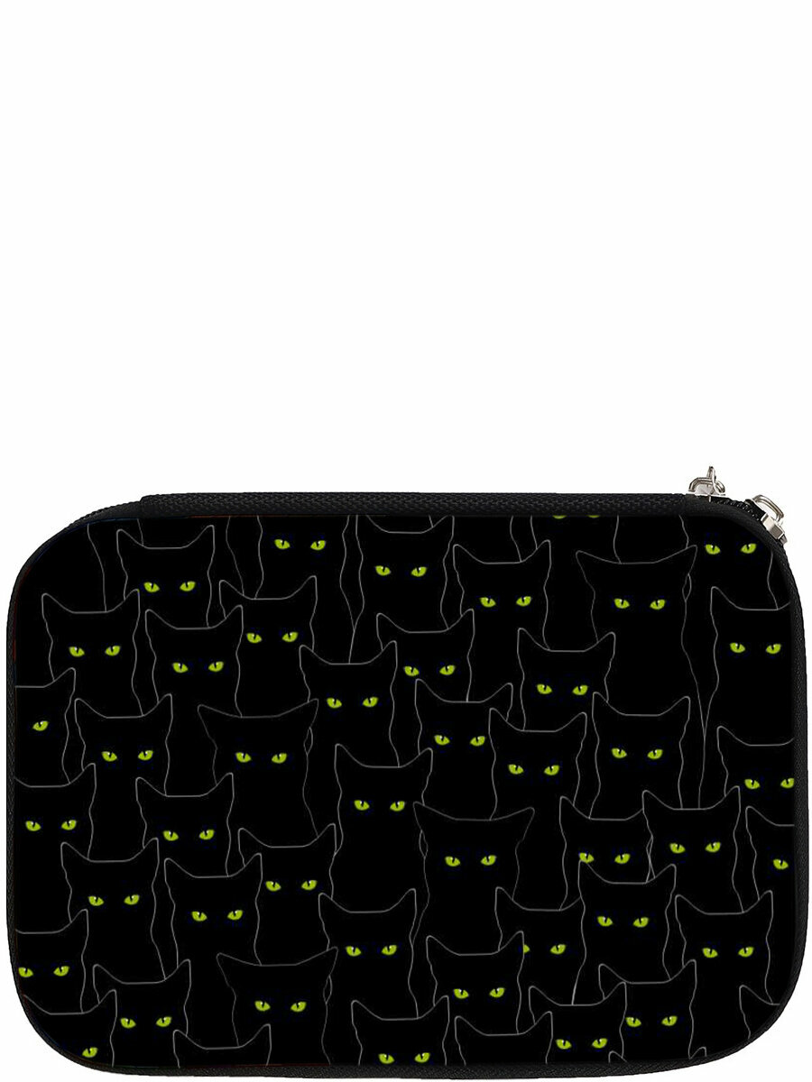 Пенал BagRio, Черный, Единый школа