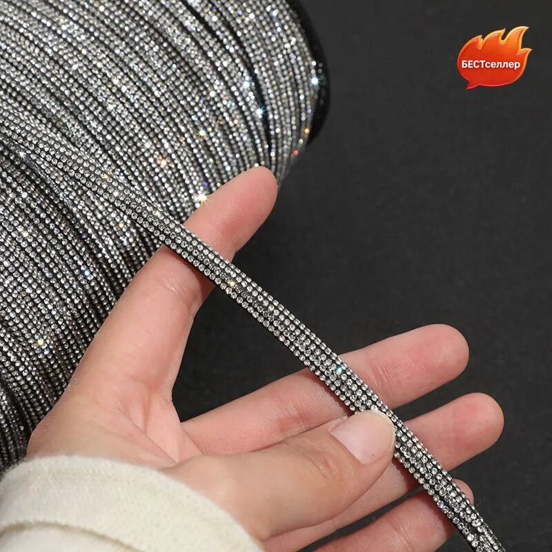 Креативная линия со стразами и эксклюзивная декоративная веревка, стразы ручной работы