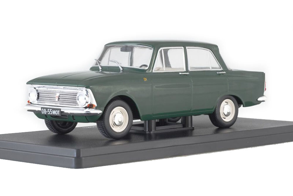 Модель коллекционная HACHETTE Московский 408 зеленый (легендарные советские автомобили #6)