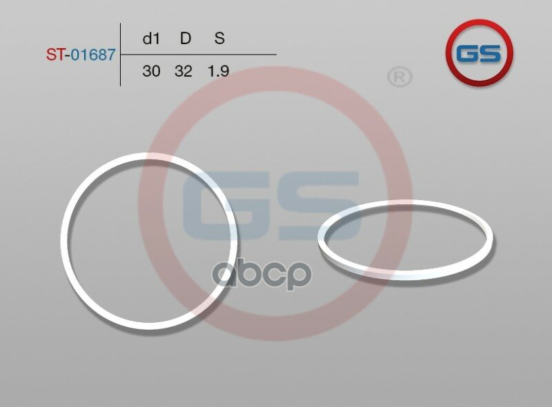 Тефлоновое кольцо 30*32*1,9 GS арт. ST-01687