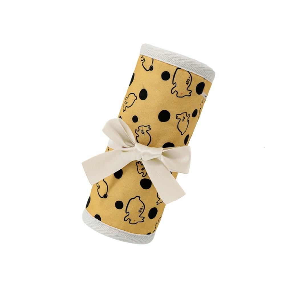 Бампер для детской кроватки, 4 шт, Желтый