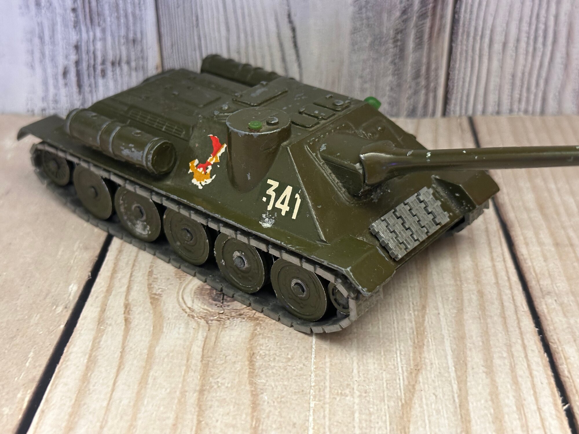 Модель гаубица сау ссср 1980 годы винтажный коллекционный