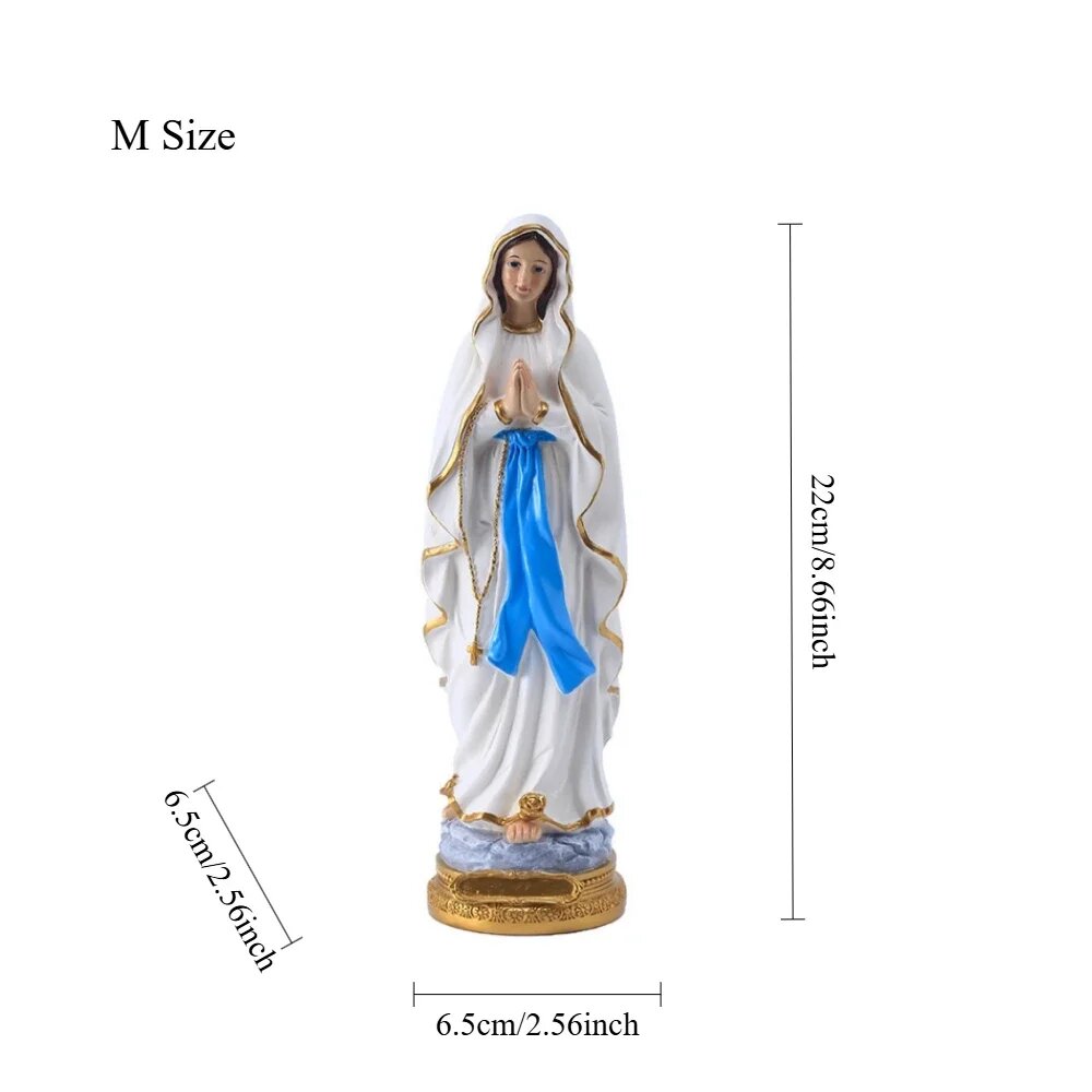 Статуэтка Мадонны Девы Марии из канифоли Blue M