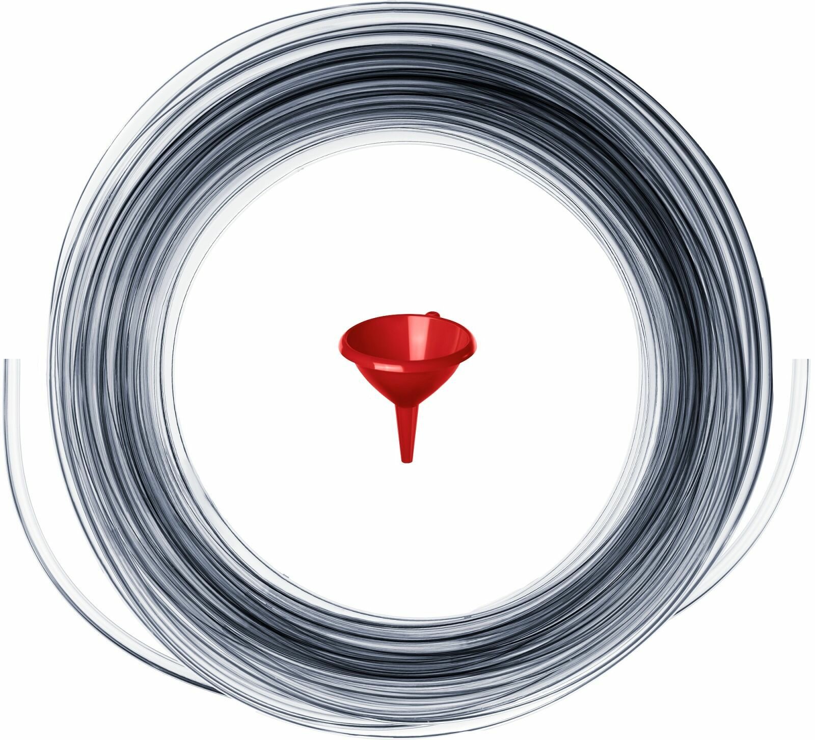 Гидроуровень ЗУБР 50 м, диаметр 8 мм, шланг, 2 колбы с метками, для измерения уровня