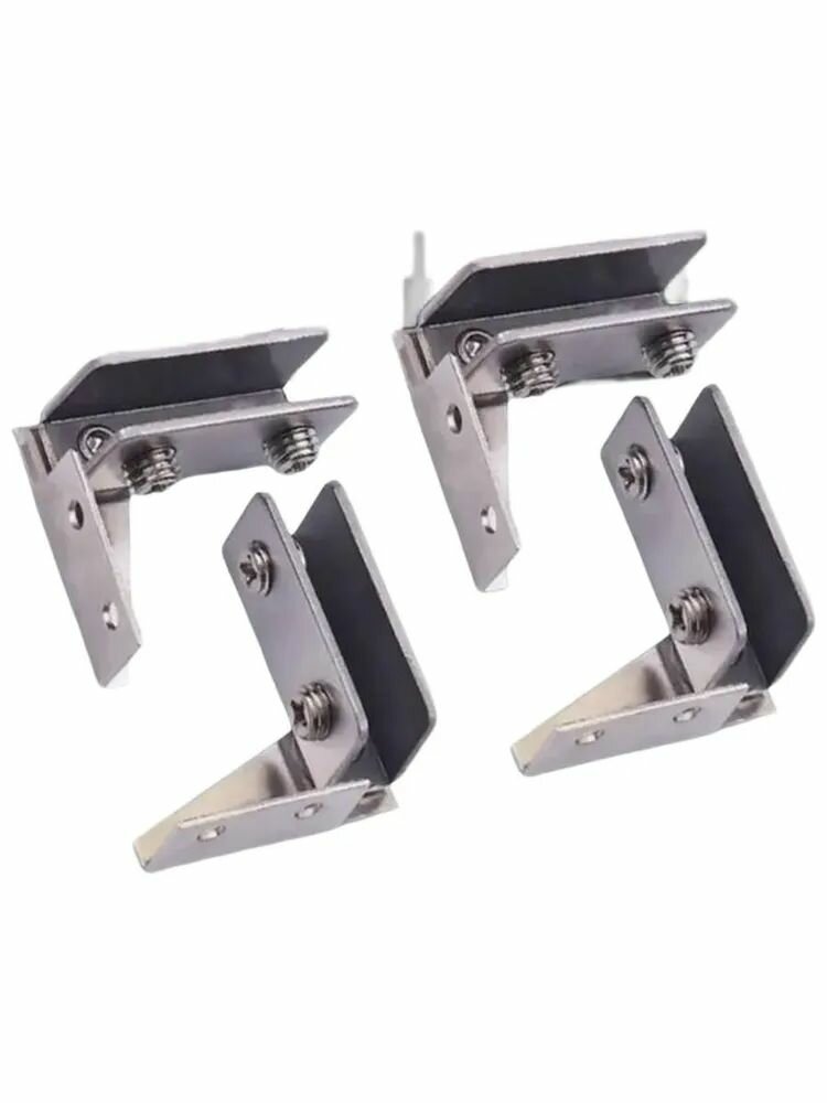 Петли для стеклянных дверей/ фасадов (стекла 5-8 мм) - 4шт