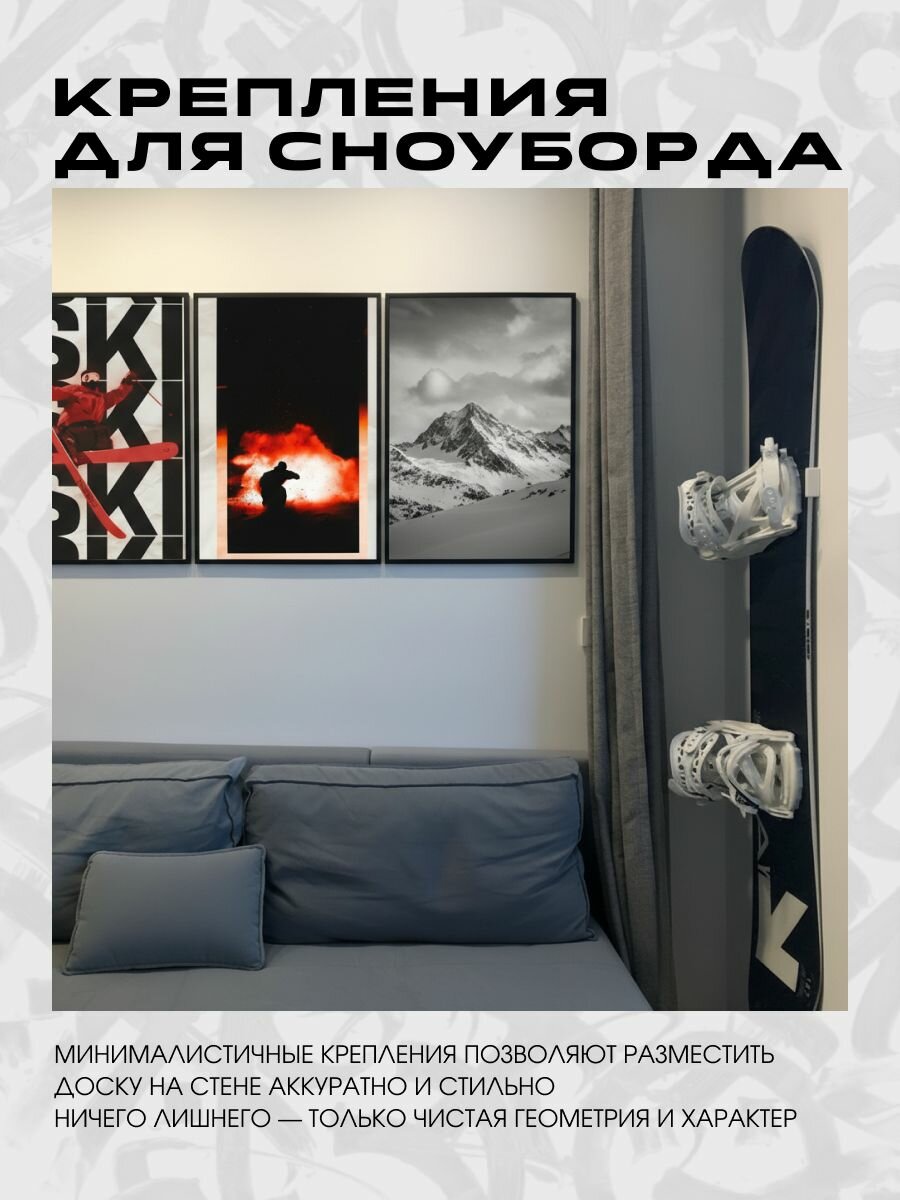 Крепление сноуборда на стену