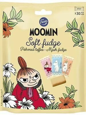 Fazer moomin soft fudge фруктовые сливочные ириски 160 г (из Финляндии)