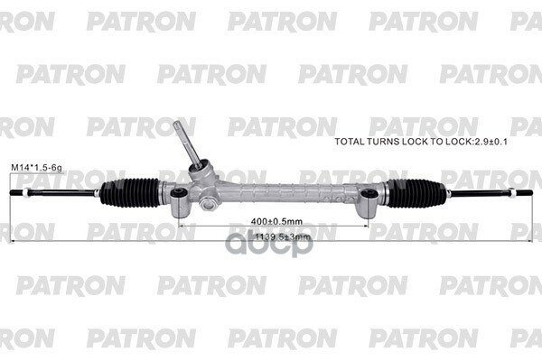 Рейка рулевая OPEL MERIVA A 03- PATRON арт. PSG3201