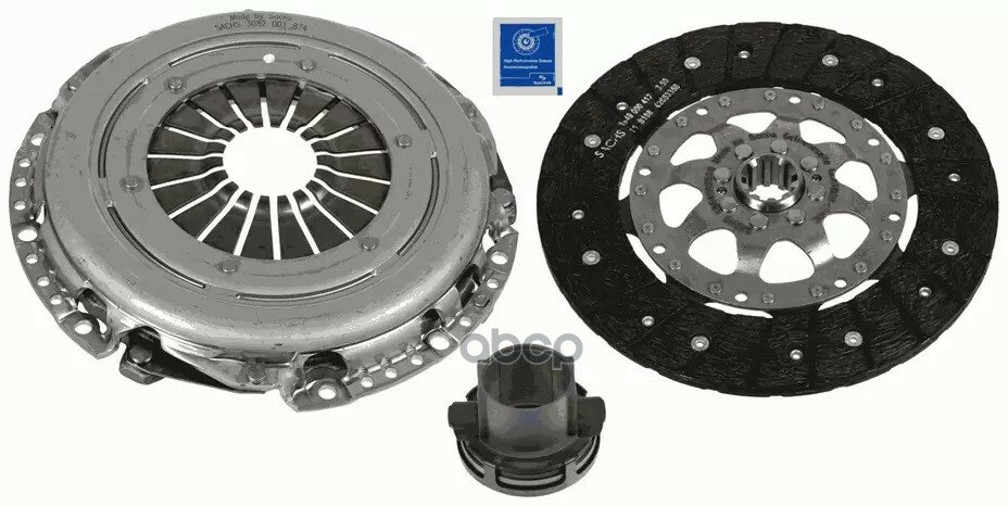 Сцепление к-т BMW 3 E36/E46/5 E39 2.0-2.5 95-05 ( ) Sachs арт. 3000 970 092