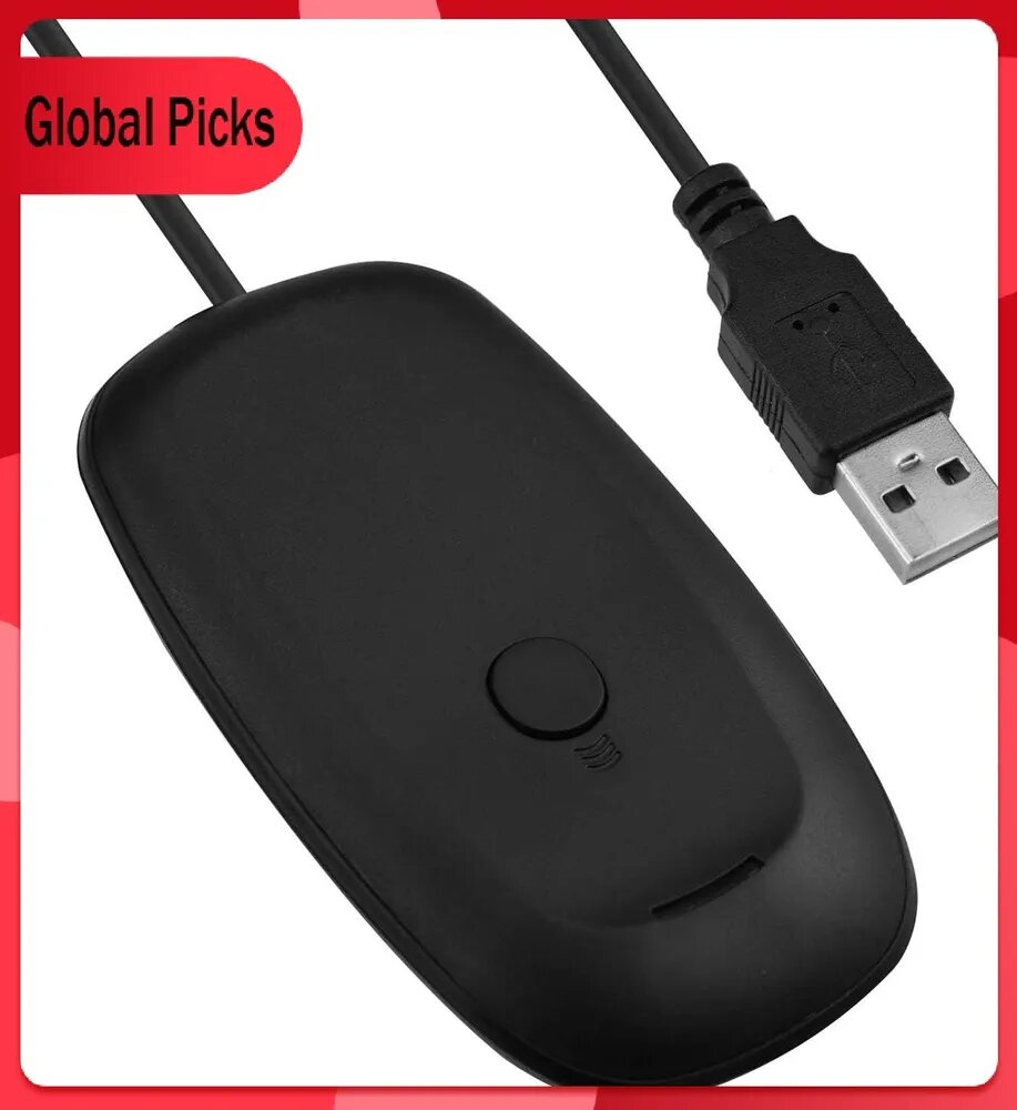 Беспроводной USB 2.0 адаптер игрового приемника для Microsoft Xbox 360