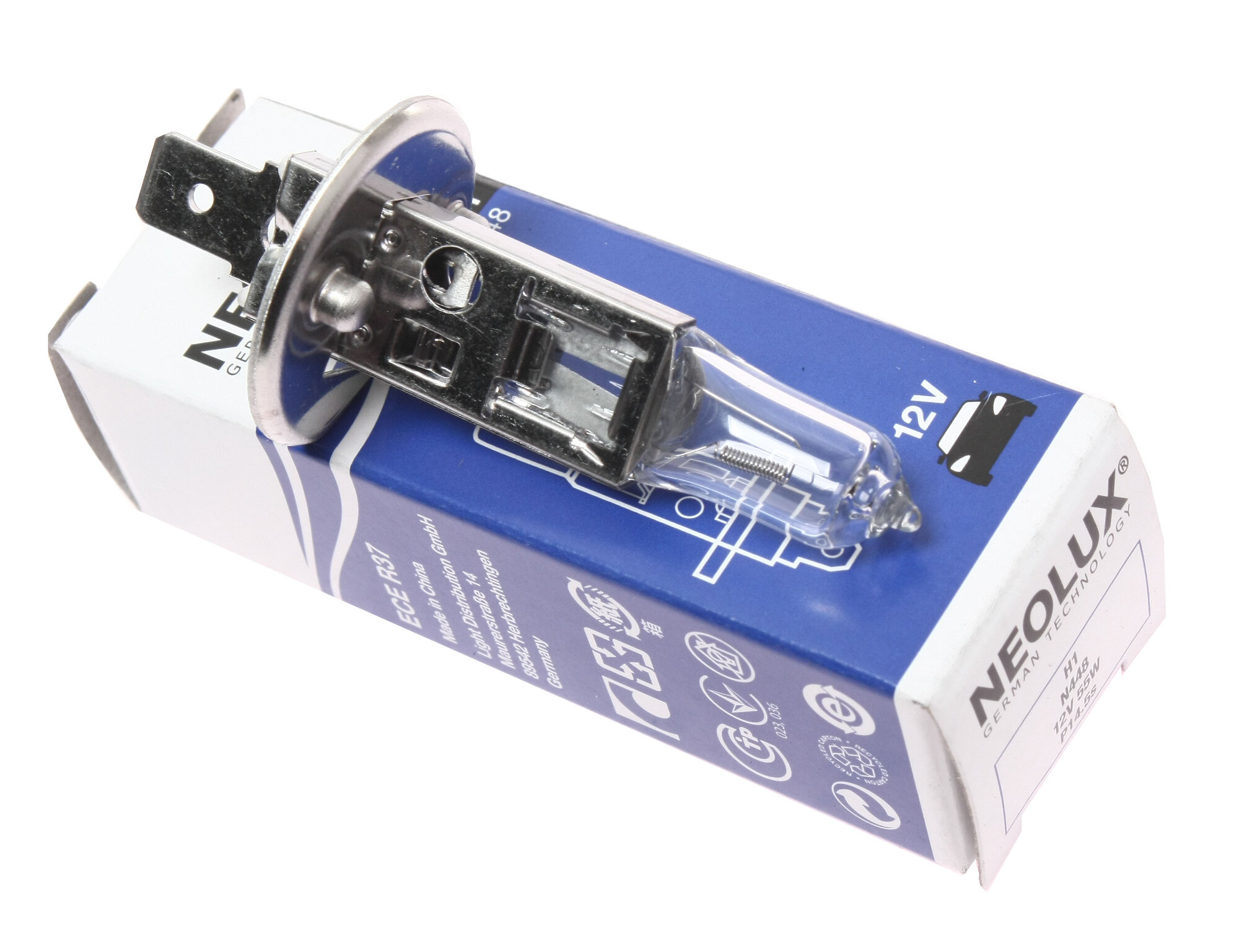 Лампа 12V H1 55W P14.5s 3200K 1550лм Standard NEOL