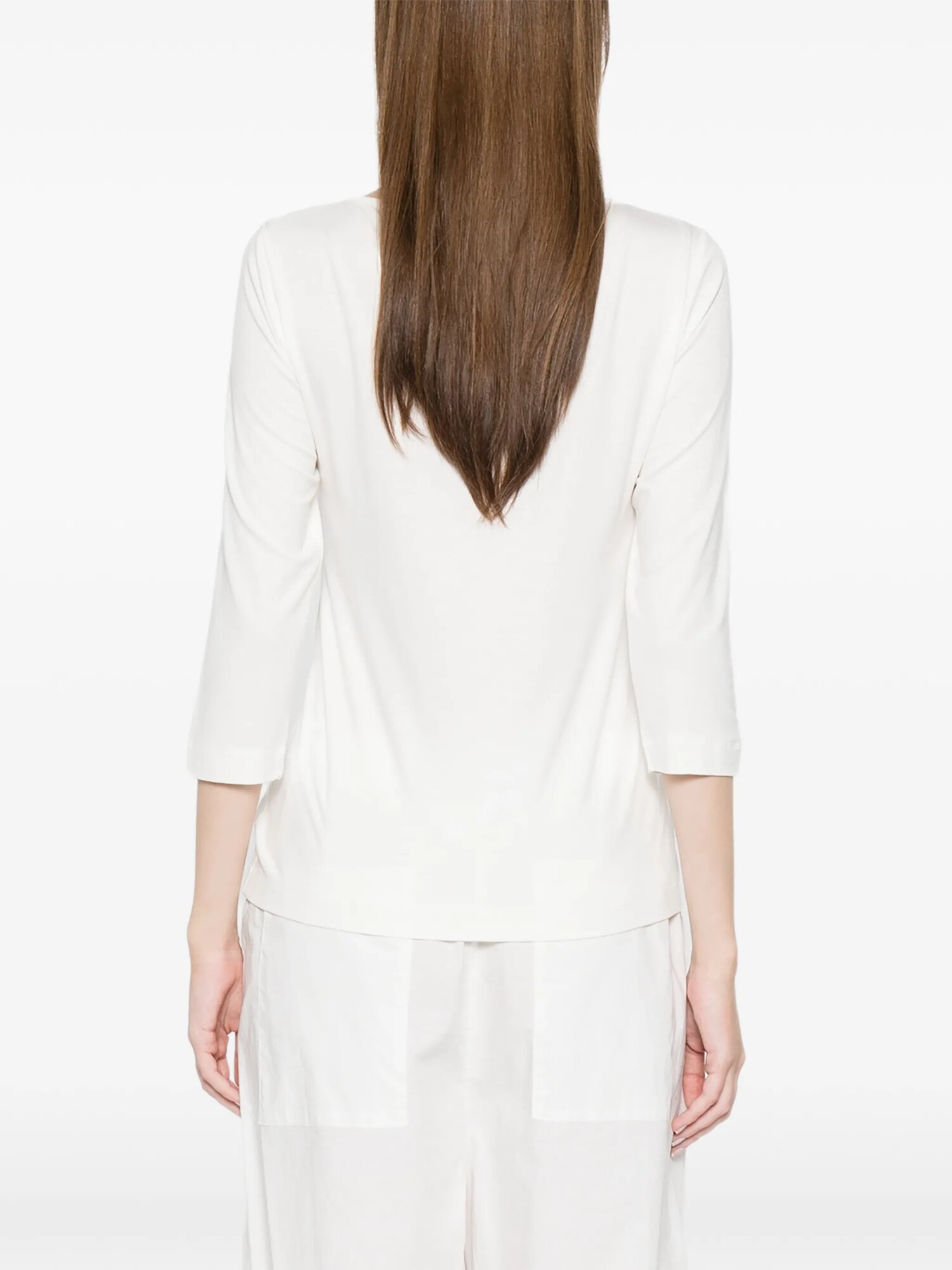 Топ Clips Gathered detail top, размер 42, white — фото 1