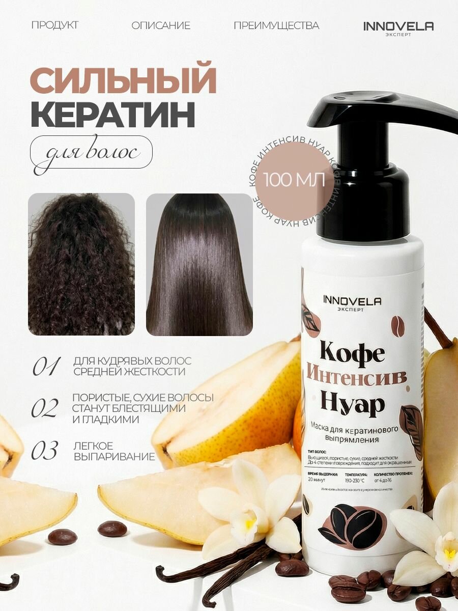 Кератин для выпрямления волос профессиональный