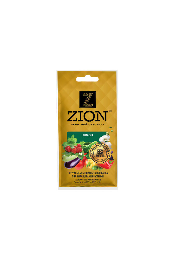Субстрат ZION, для овощных и плодовых культур, универсальный, ионитный, 30 г