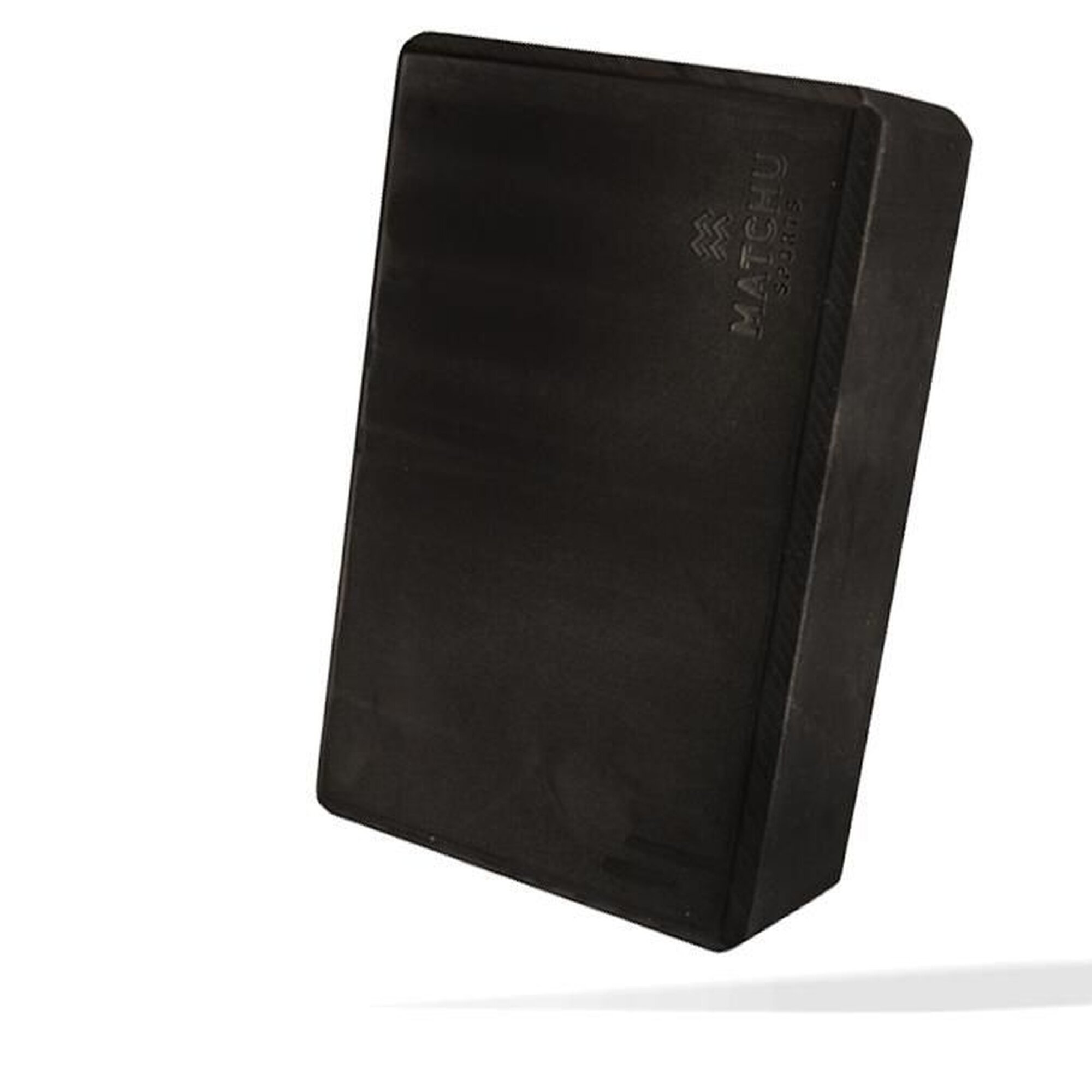 Йога-блок Decathlon, "Йога-куб", размер 23x15x15 см, цвет: черный