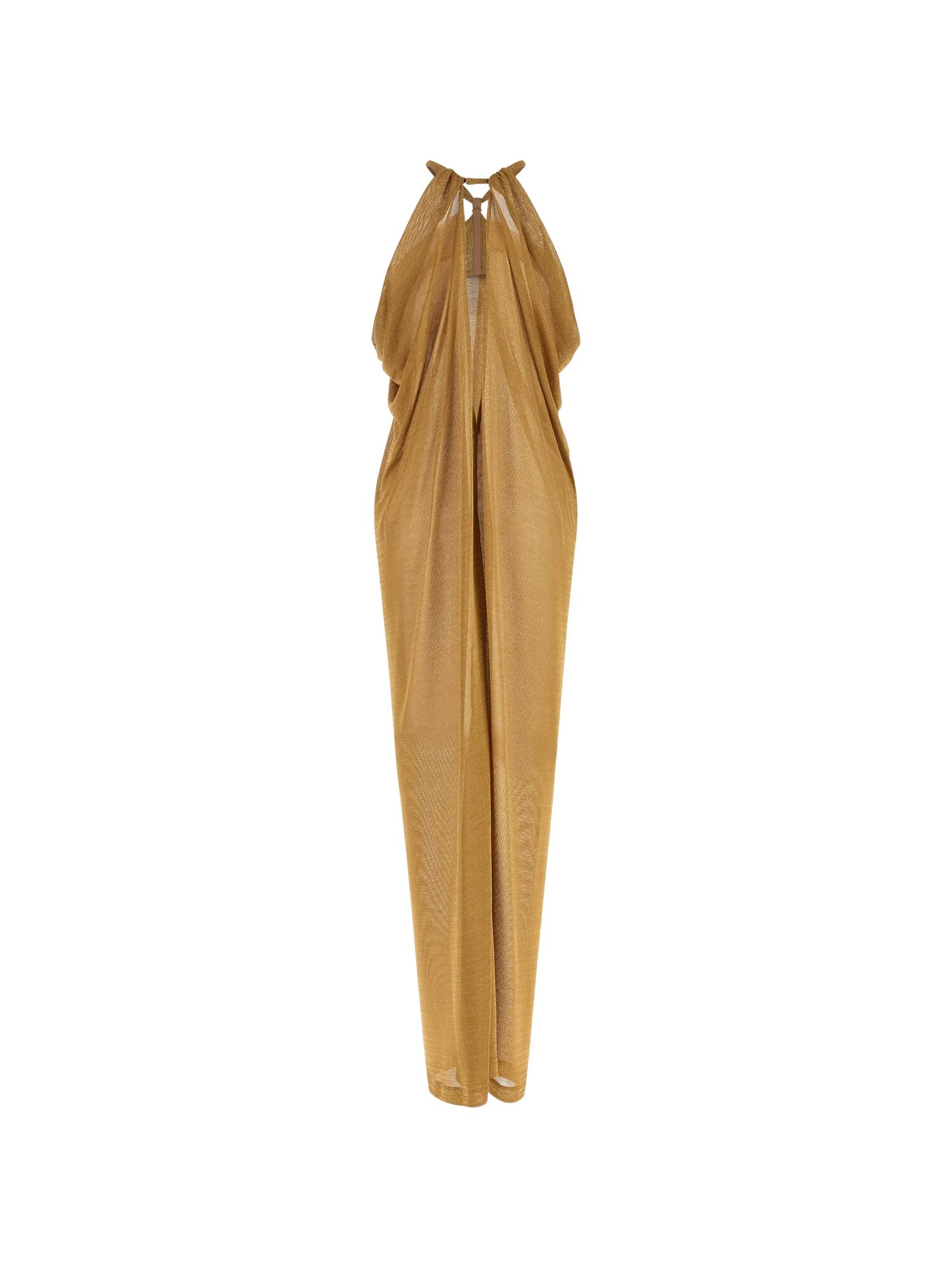Платье Alberta Ferretti Draping back split maxi dress, размер 40 — фото 1