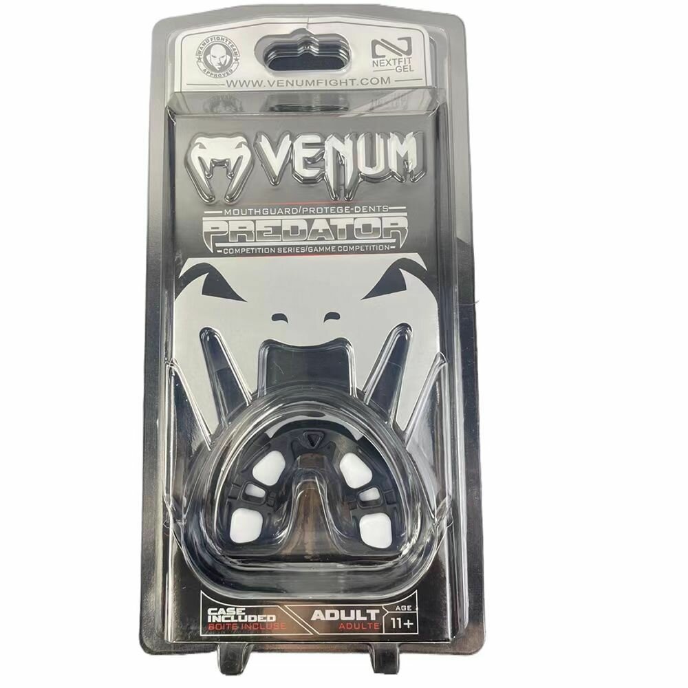 Капа взрослая боксерская спортивная venum predator одночелюстная для единоборств, мма, тхэквондо, каратэ