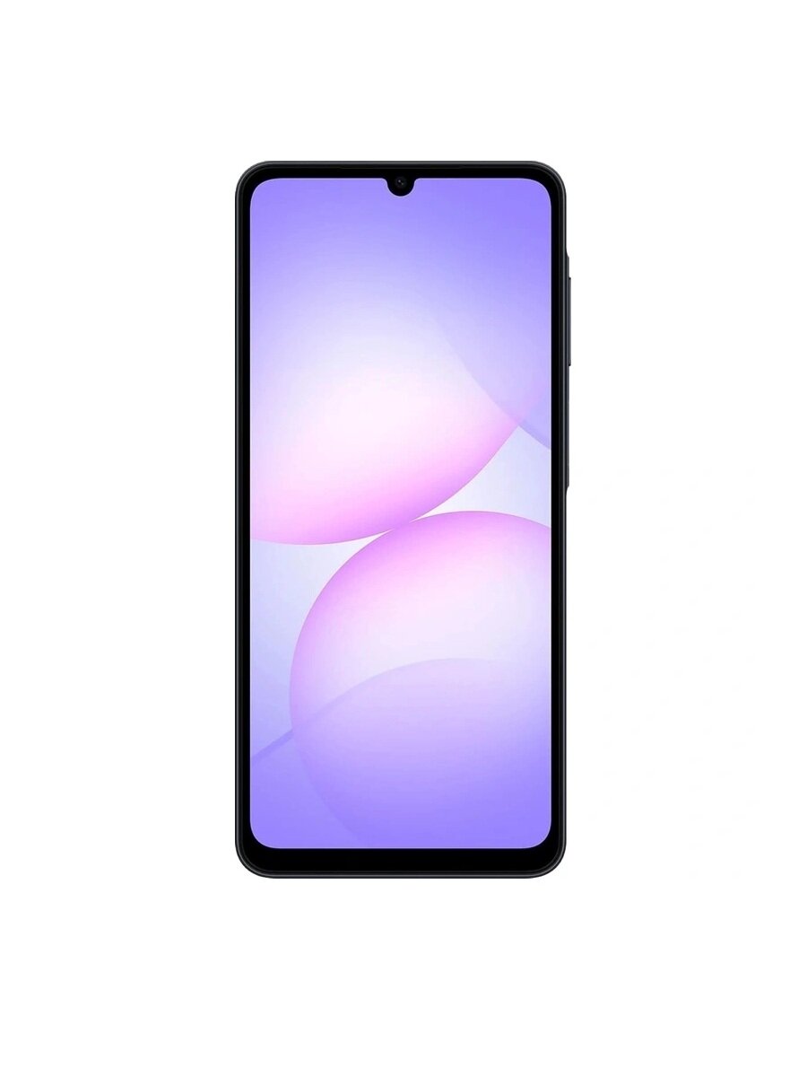 Смартфон Samsung Galaxy A07 4/64GB, экран 6.7, 1600 x 720, камера 50+2МП, Черный