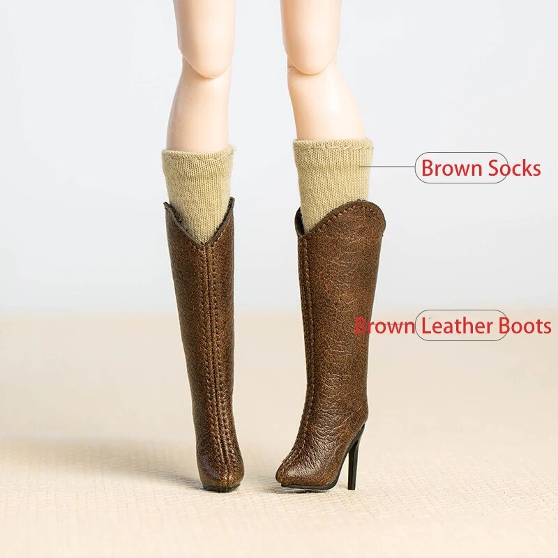 Xianxian 32 см карбоново-черная кукла 1 pair boots-socks B