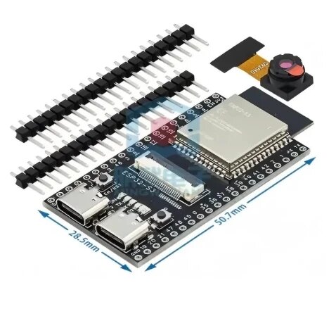 ESP32-S3 WROOM N16R8 CAM модуль с камерой OV2640/5640 ESP32-S3 CAM-OV5640
