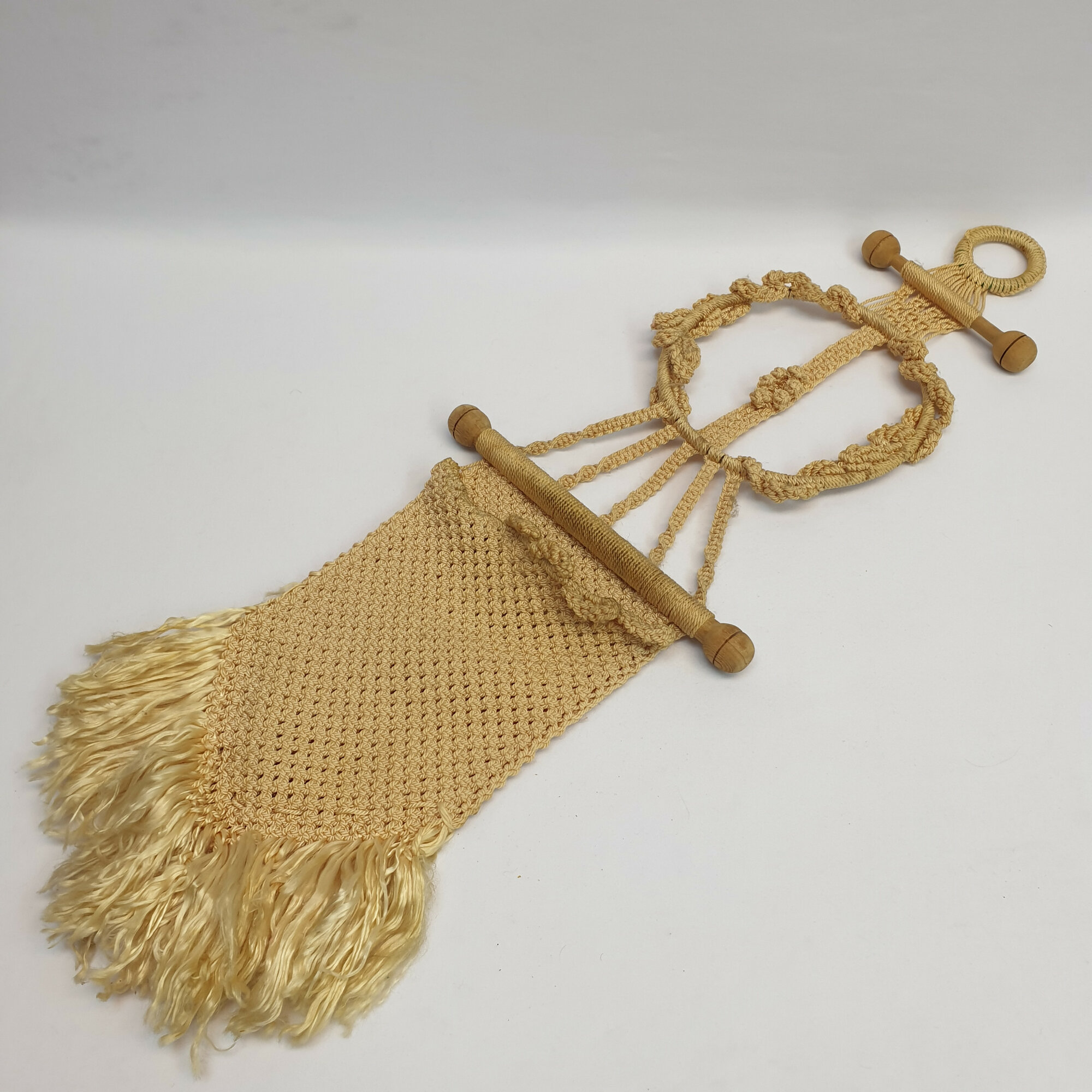 Винтажное настенное панно 37 см макраме, СССР