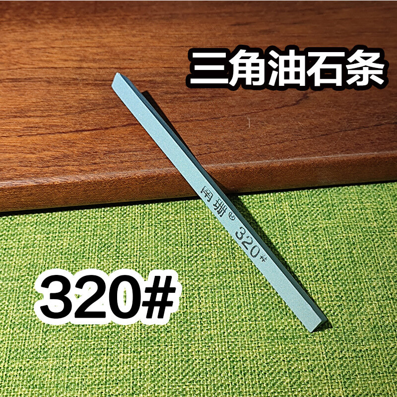 Треугольный точильный камень 320-й зернистости для продвинутой полировки ювелирных изделий и улучшения ножей -