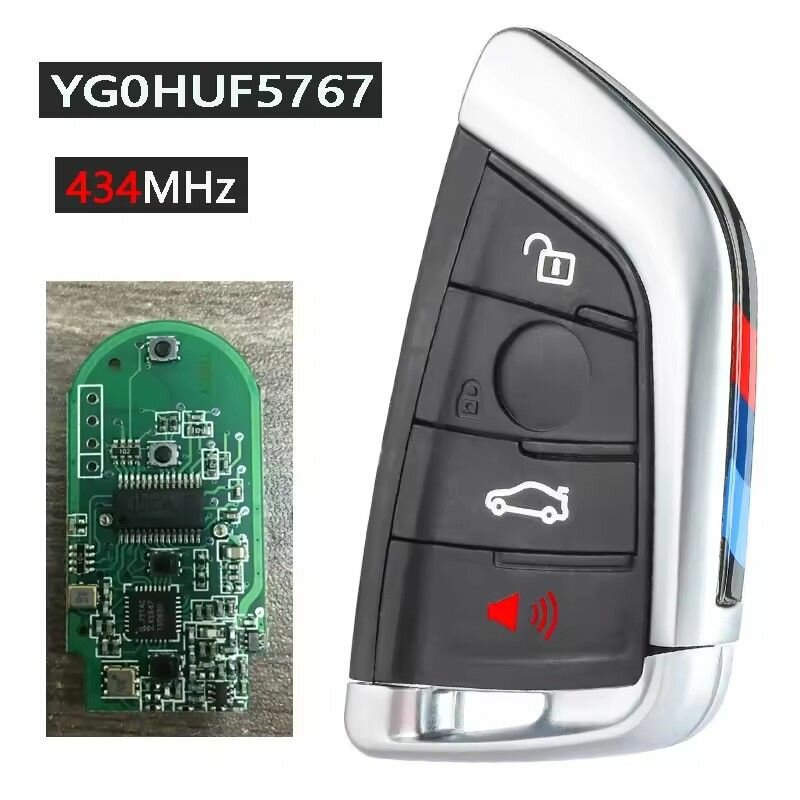 Ключ зажигания 433 МГц PCF7945 для BMW 1 3 5 7 серии X1 X3 X5 X6 X7 FEM BDC CAS4
