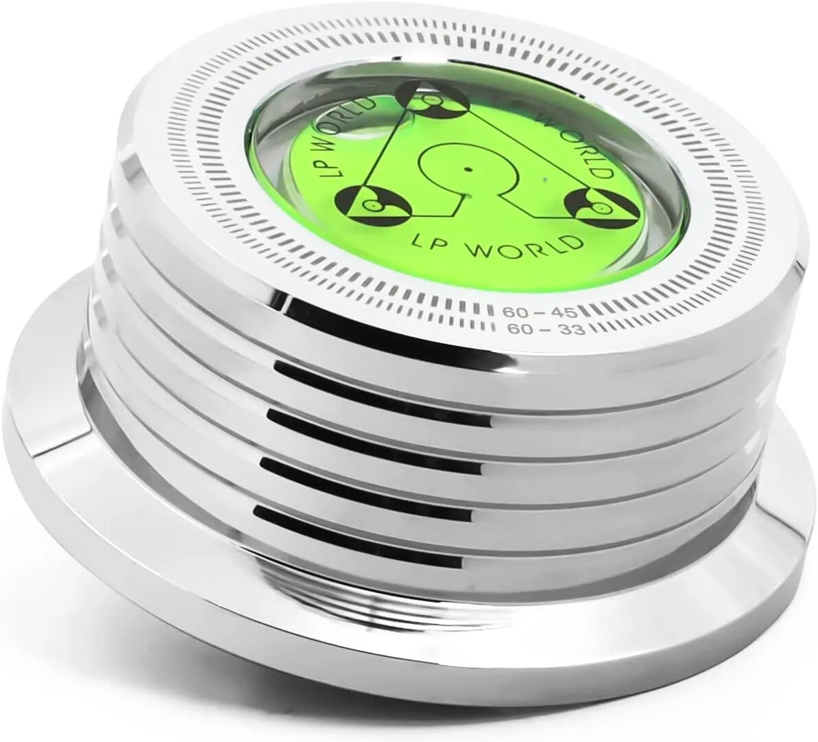 Клемп (прижим) для проигрывателей пластинок с уровнем проигрыватель виниловых пластинок LP из алюминиевого сплава