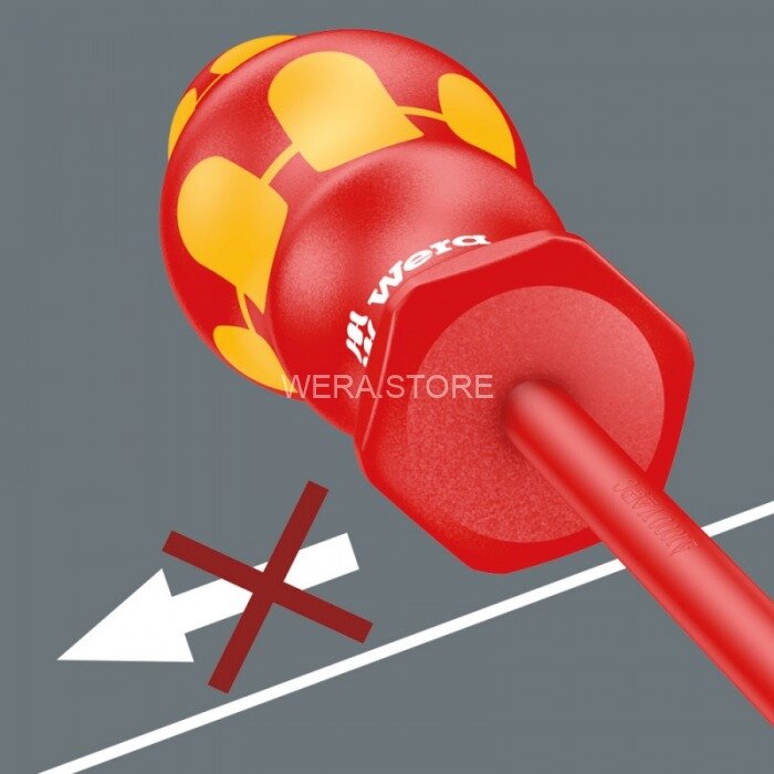 162 i PH VDE Отвёртка диэлектрическая крестовая, PH 1 x 80 мм WE-006152