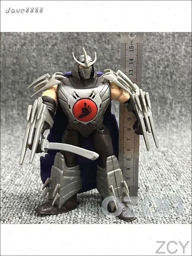 Фигурка Shredder из Teenage Mutant Ninja Turtles, серебристо-черно-красная, ABS пластик, 1 шт, 20x15x10 см — фото 1