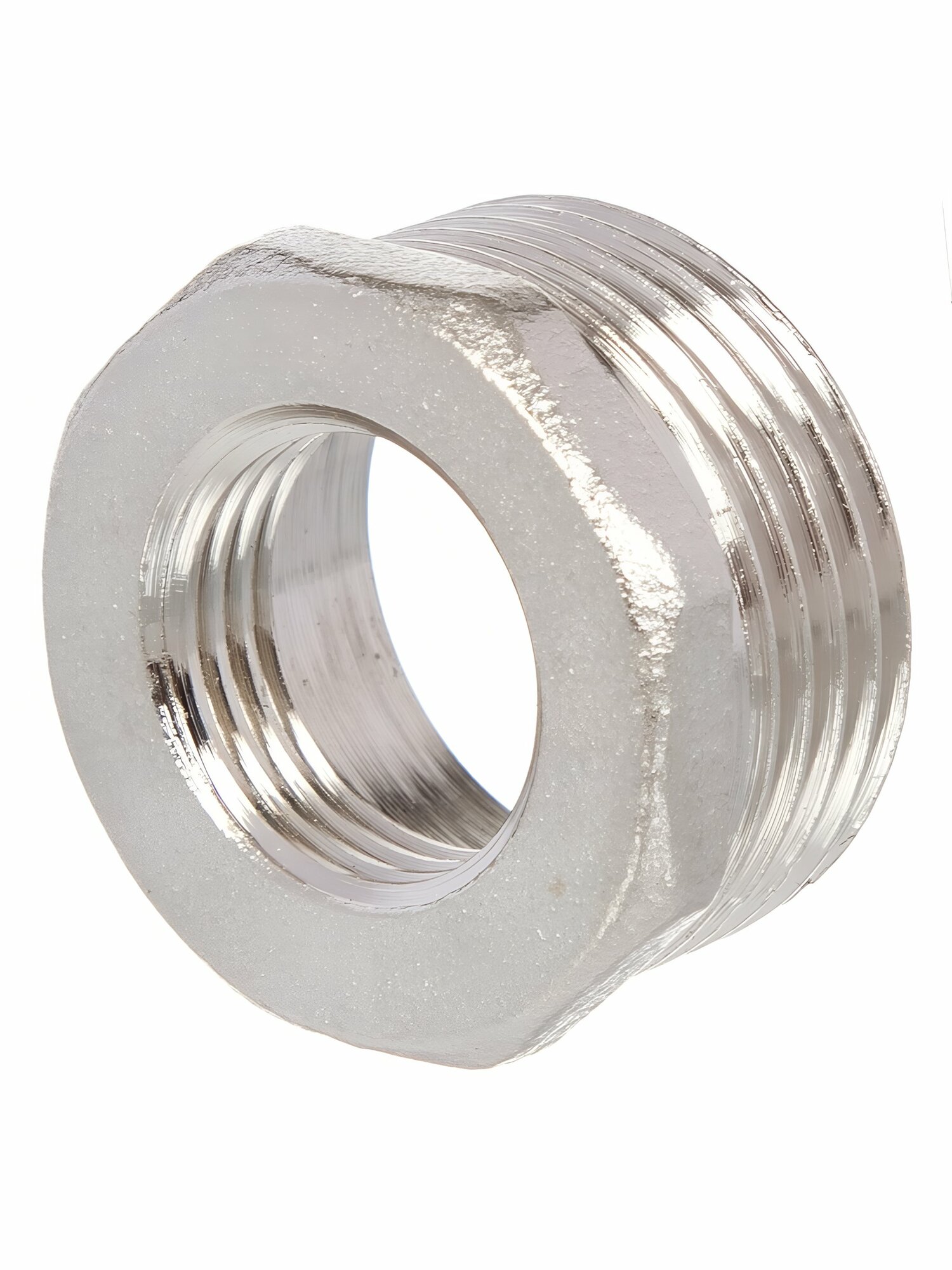 Футорка STI 3/4"х2" никелированная латунная г-ш для инженерной сантехники, переходник резьбовой, артикул ТТ000014415