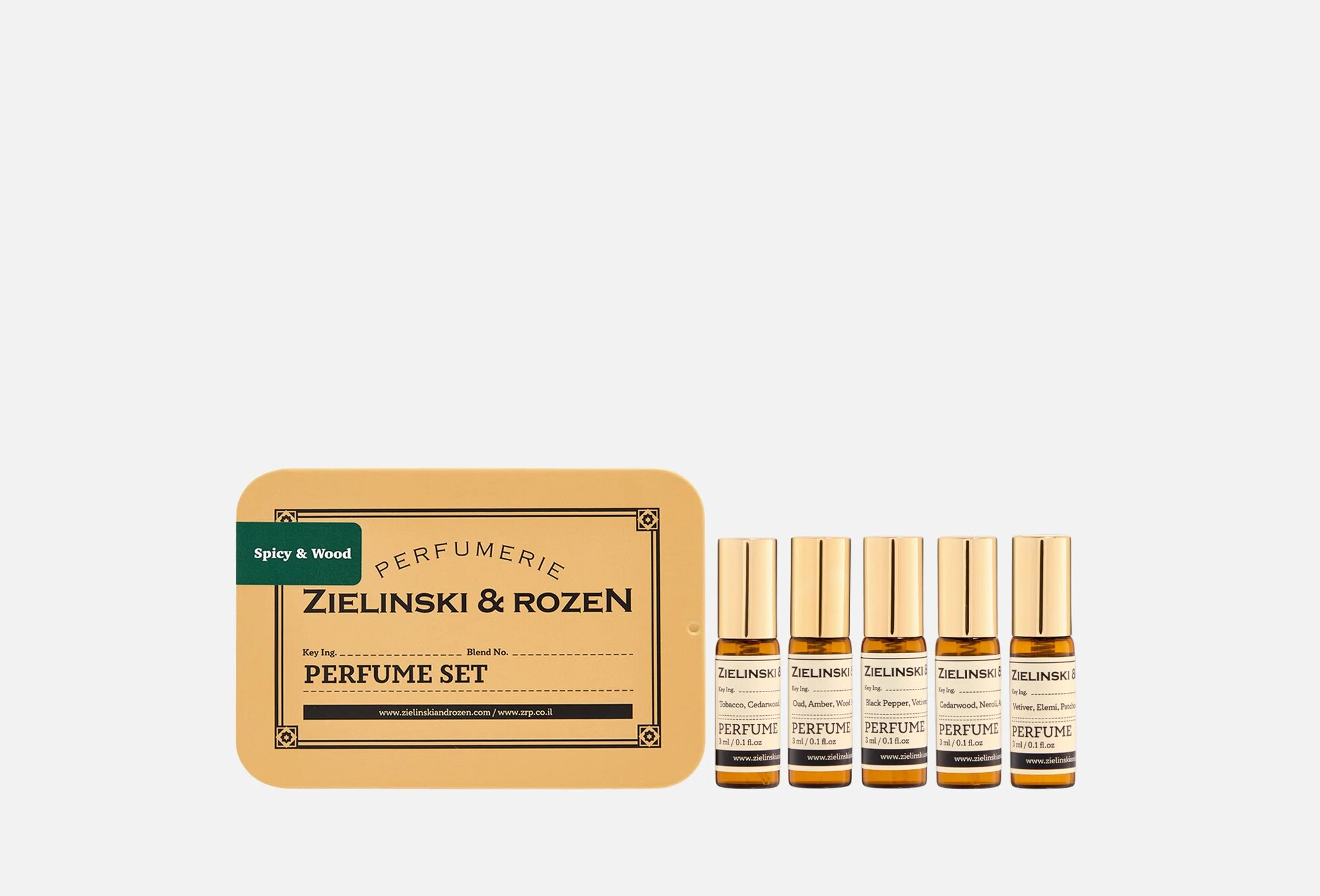 Zielinski & Rozen Парфюмерный набор Spicy & Wood #2