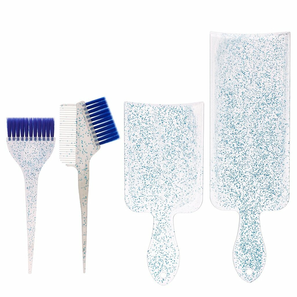 4x Щетки Для Окрашивания Волос, Мелирующие Расчески, Балаяжная Доска для Окрашивания Волос