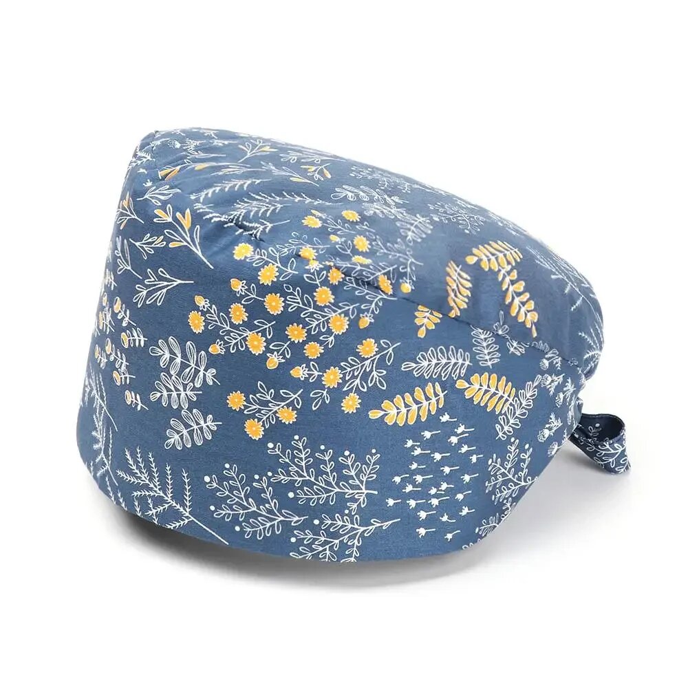 Шапка-скраб медицинская регулируемая Темно-синий, 10