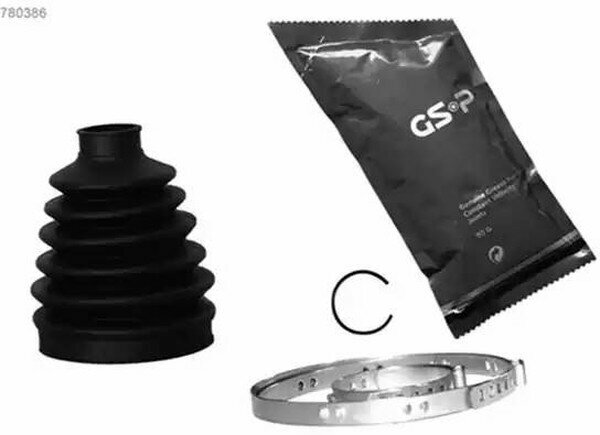 Комплект пыльника шруса внутренний GSP 780386 Citroen C4 I 04-11, II 09->, Ds4 12-15, Fiat Scudo 07->, Lancia Phedra 02-10, Peugeot 3008 09->, 5008 09->, Expert 07->