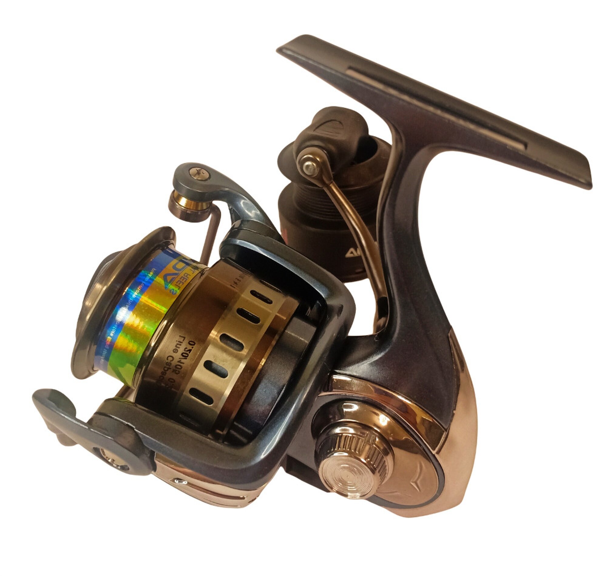 Безынерционная катушка Kaida VRZ 3500, безынерционная, лесоёмкость 0.25-80м, 5+1 подшипник, синяя