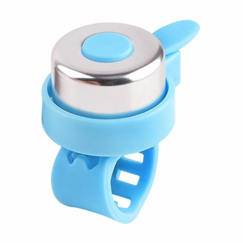 Детский велозвонок громкий синий (1 шт.)