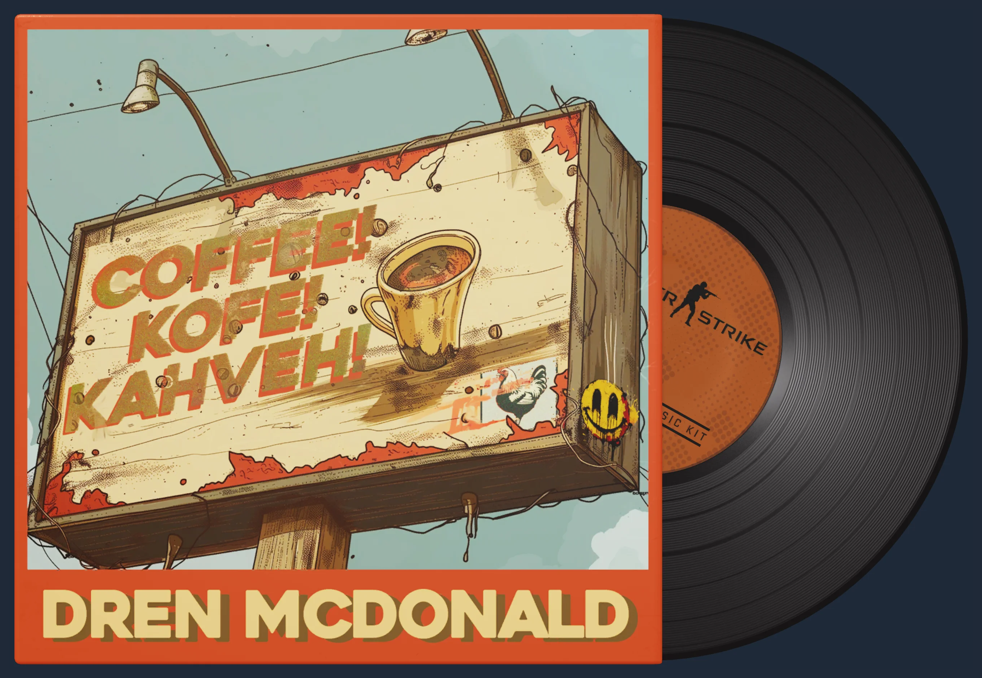 StatTrak™ Набор музыки | Dren McDonald — Coffee! Kofe! Kahveh! Скины CS2 с быстрой автовыдачей steam trade